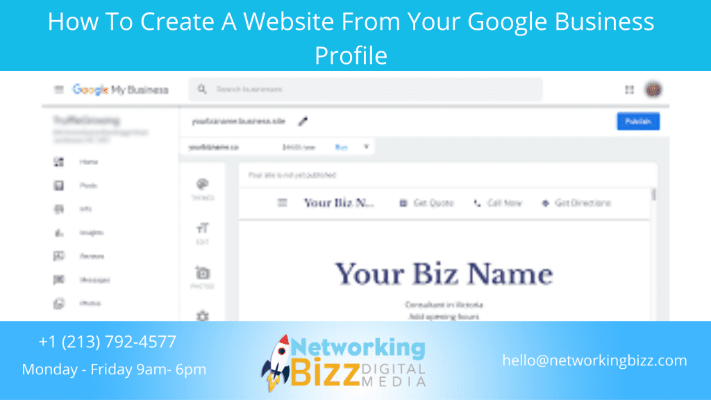 How To Create A Website From Your Google Business Profile - Chicago