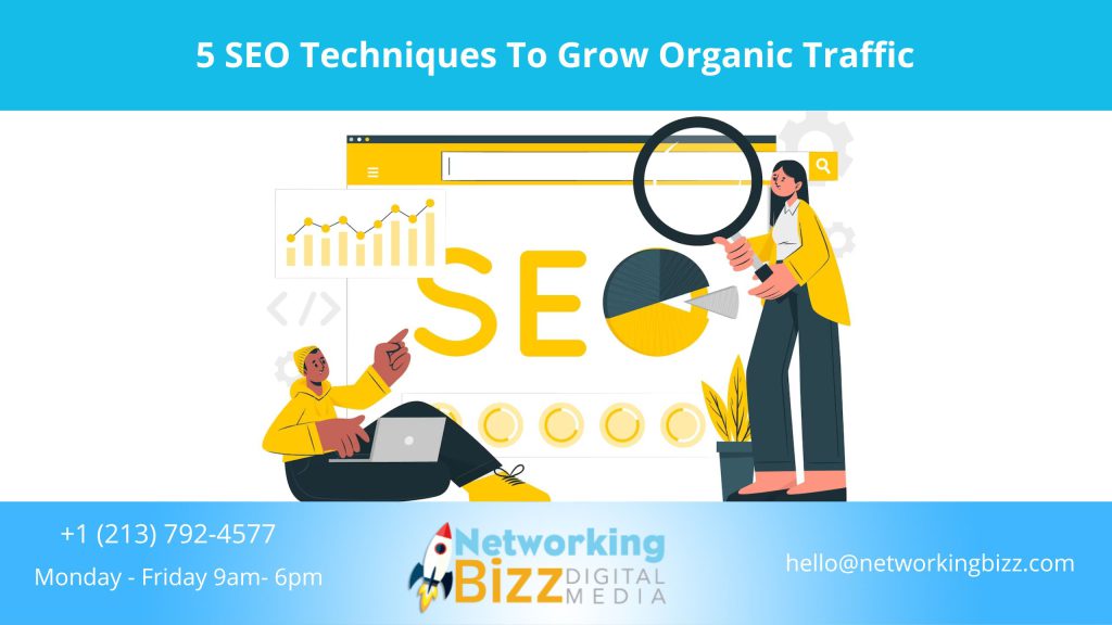 5 SEO Techniques To Grow Organic Traffic - Chicago